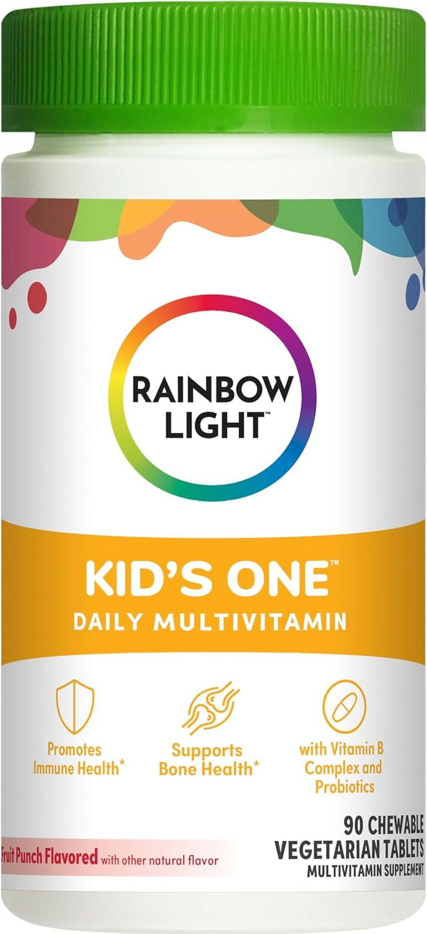Rainbow Light Kids One - Chewable Multivitamin with Zinc, Immune ...