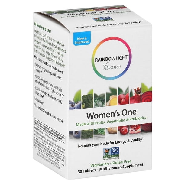 Rainbow Light, Multivitamin Womens One, 30 Count - Walmart Business ...
