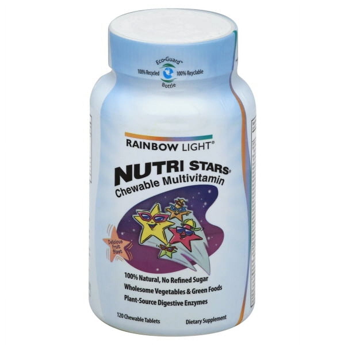 Rainbow Light Nutri Stars Food-Based Multivitamin Chewable Tablets ...