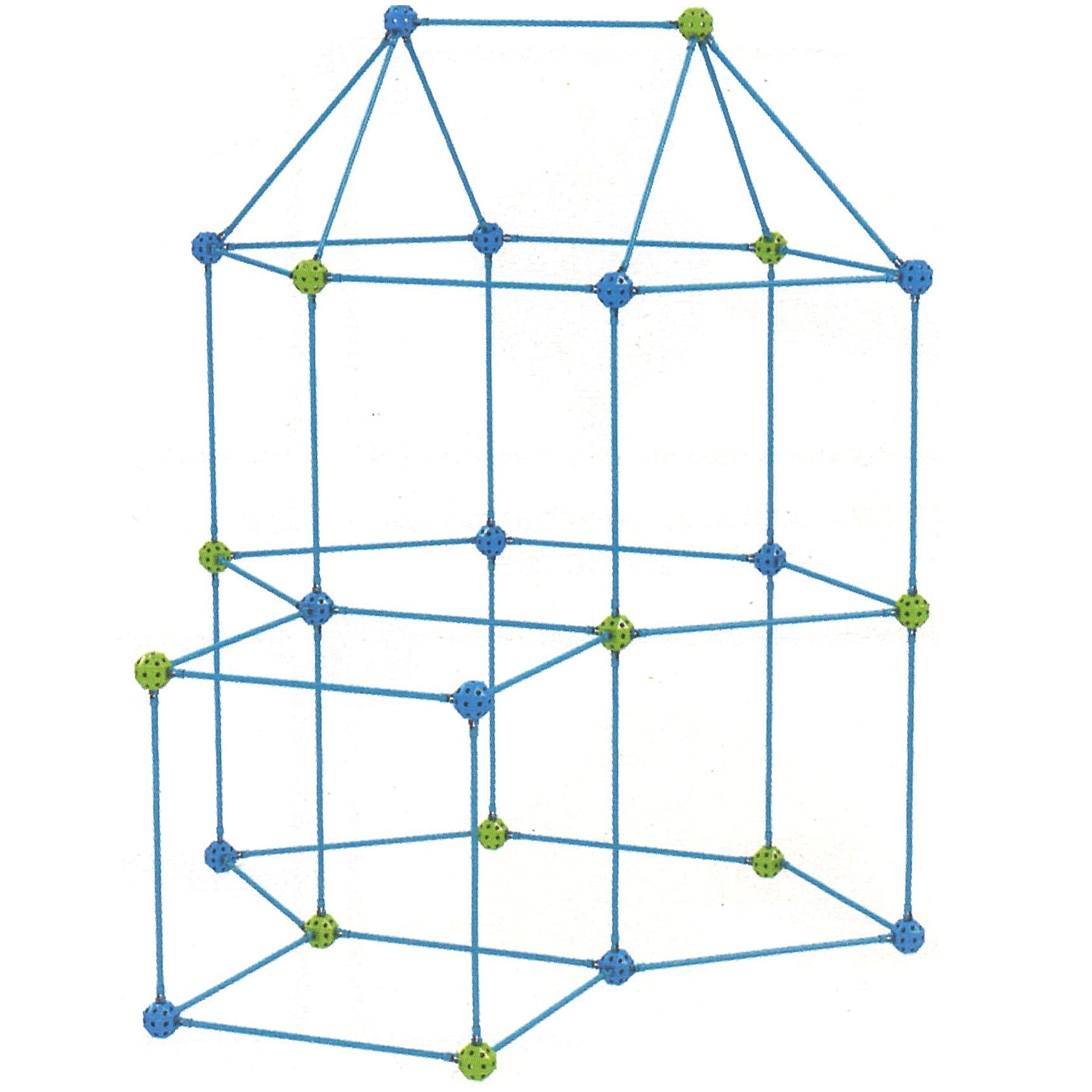 Rainbow Light Up Fort 85 pieces designed for children ages 5+ years ...