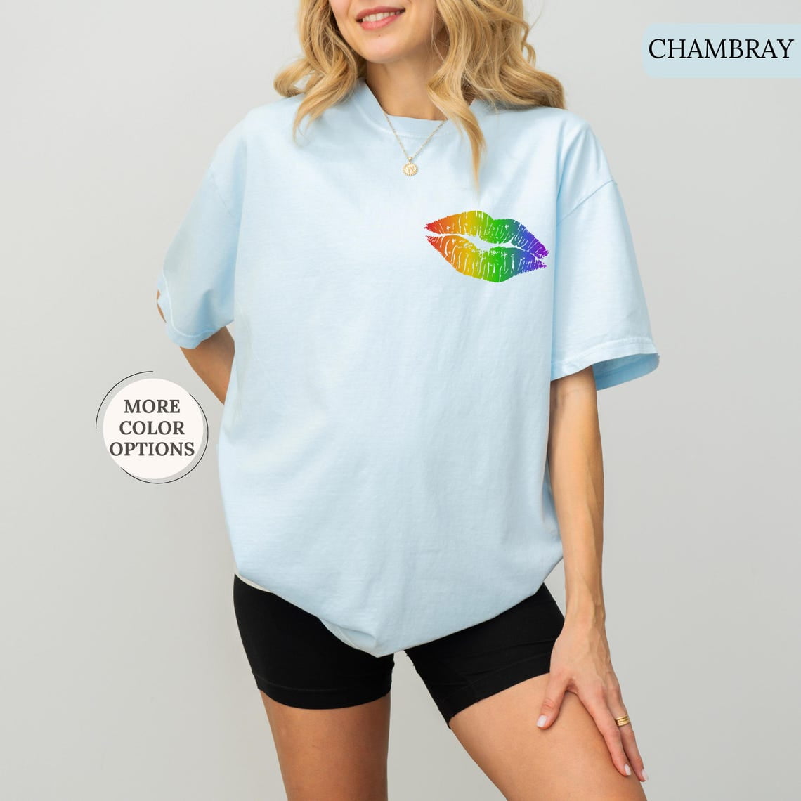 Rainbow Lips Shirt, 2025 Pride Month Tee, Pride Gift, Activist Tee ...