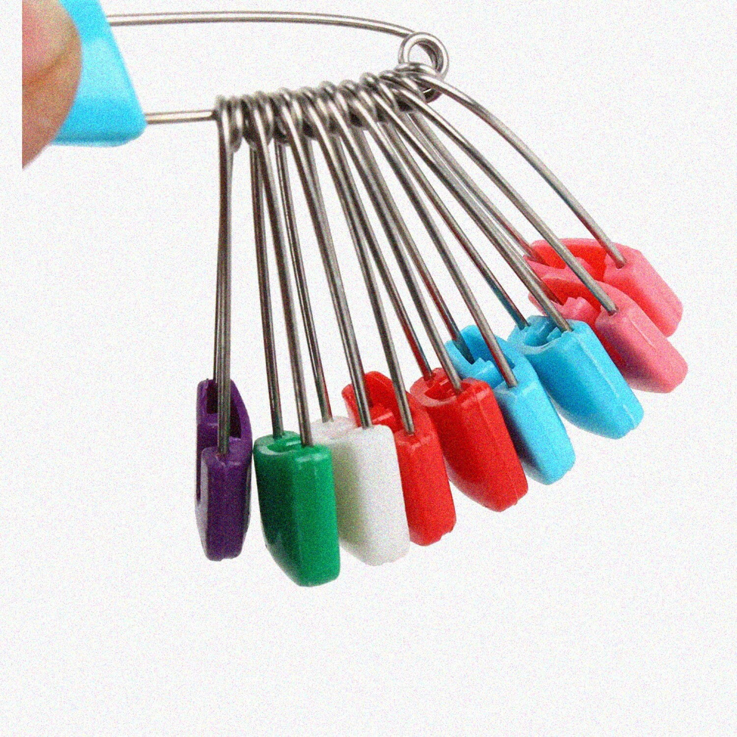 Rainbow Lock Diaper & Laundry Pins - 10pcs Multicolored Safety Clips ...