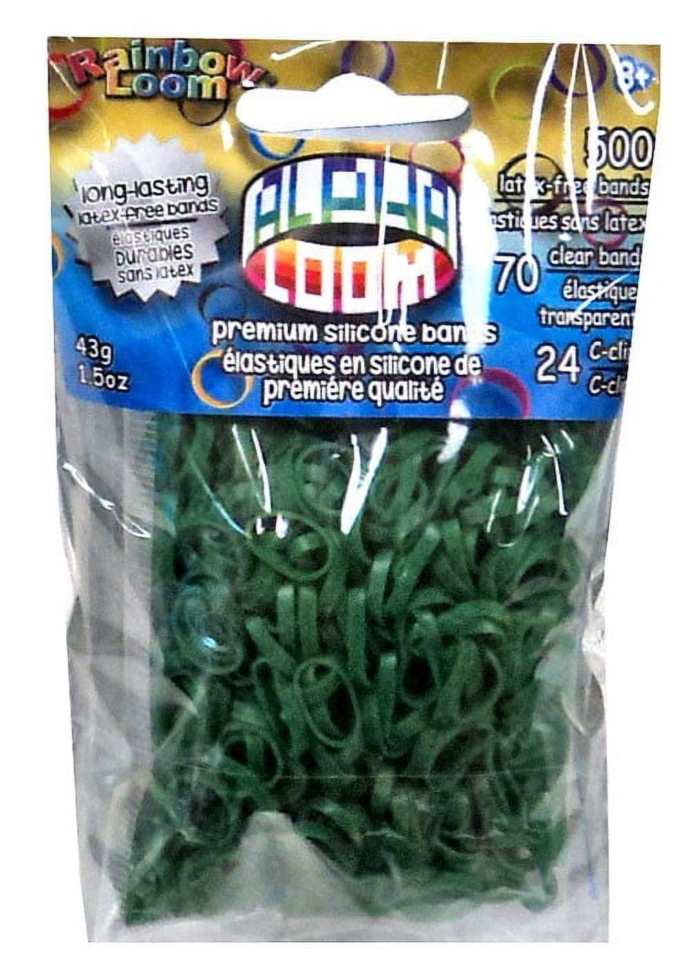 Rainbow Loom Alpha Loom Dark Green Rubber Bands Refill Pack (500 ct ...