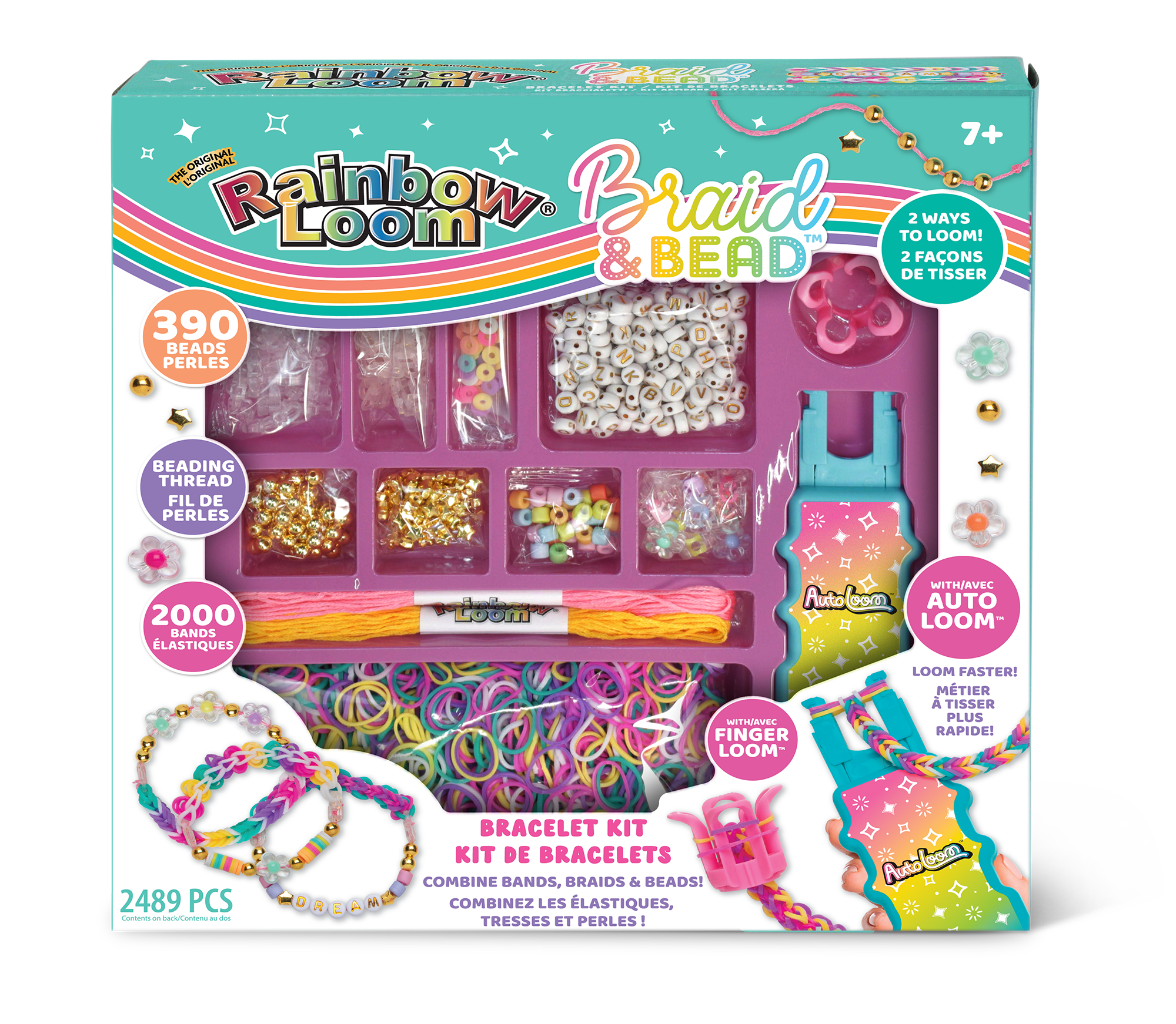 Rainbow Loom Braid & Bead Kit - Walmart.com