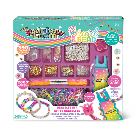 Rainbow Loom Braid & Bead Kit - Walmart.com