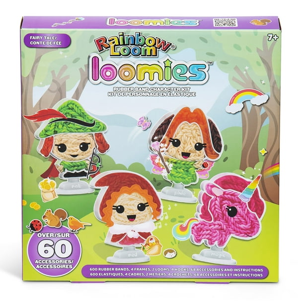 Rainbow Loom: Loomies Fairy Tale Figurines - 4 Character Rubber Band ...