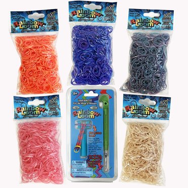 Rainbow Loom: Beadmoji Mini Combo - DIY Rubber Band & Bead Bracelet Kit ...