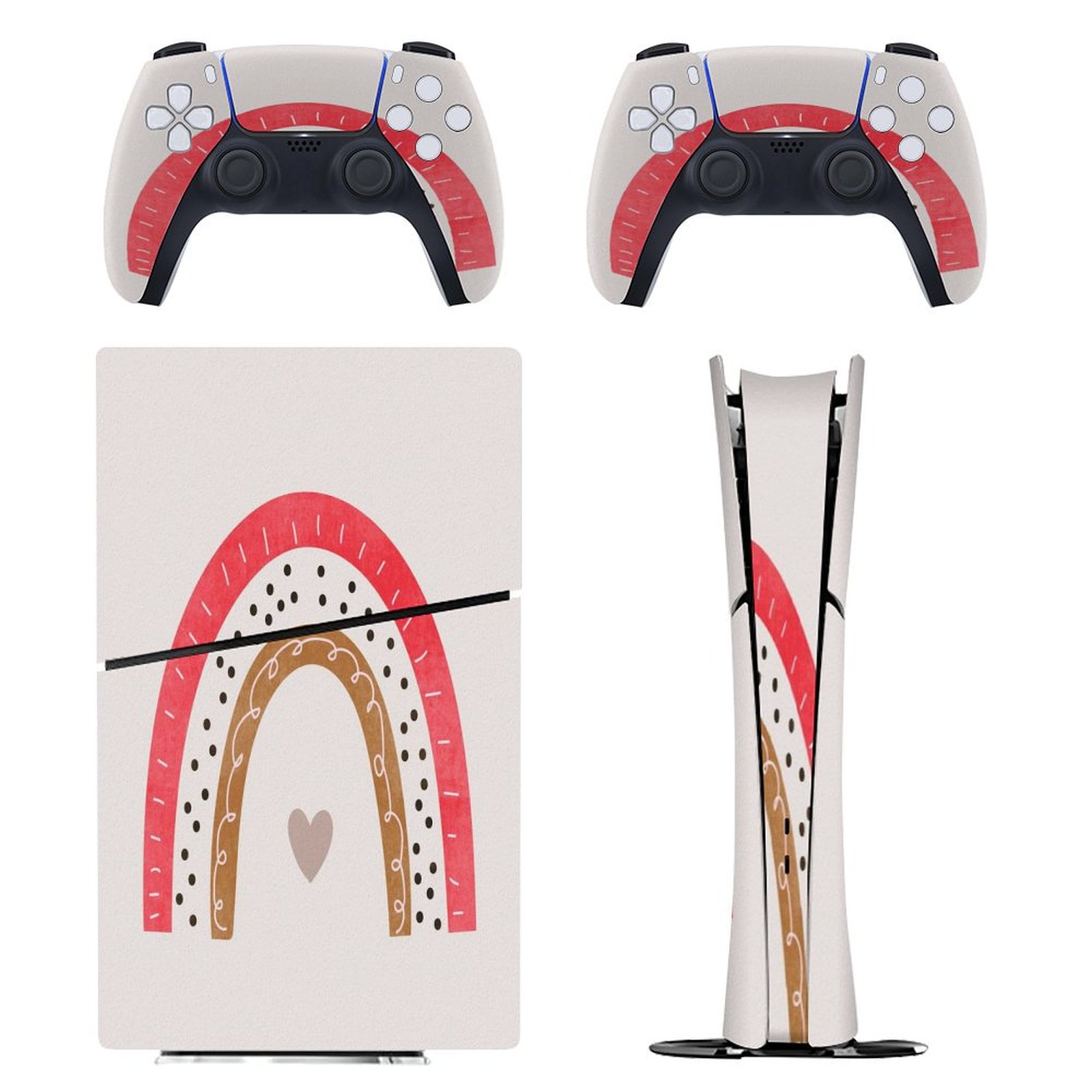 Rainbow, Love PS5/PS5 Slim Digital Disc Skin Sticker For Console And ...