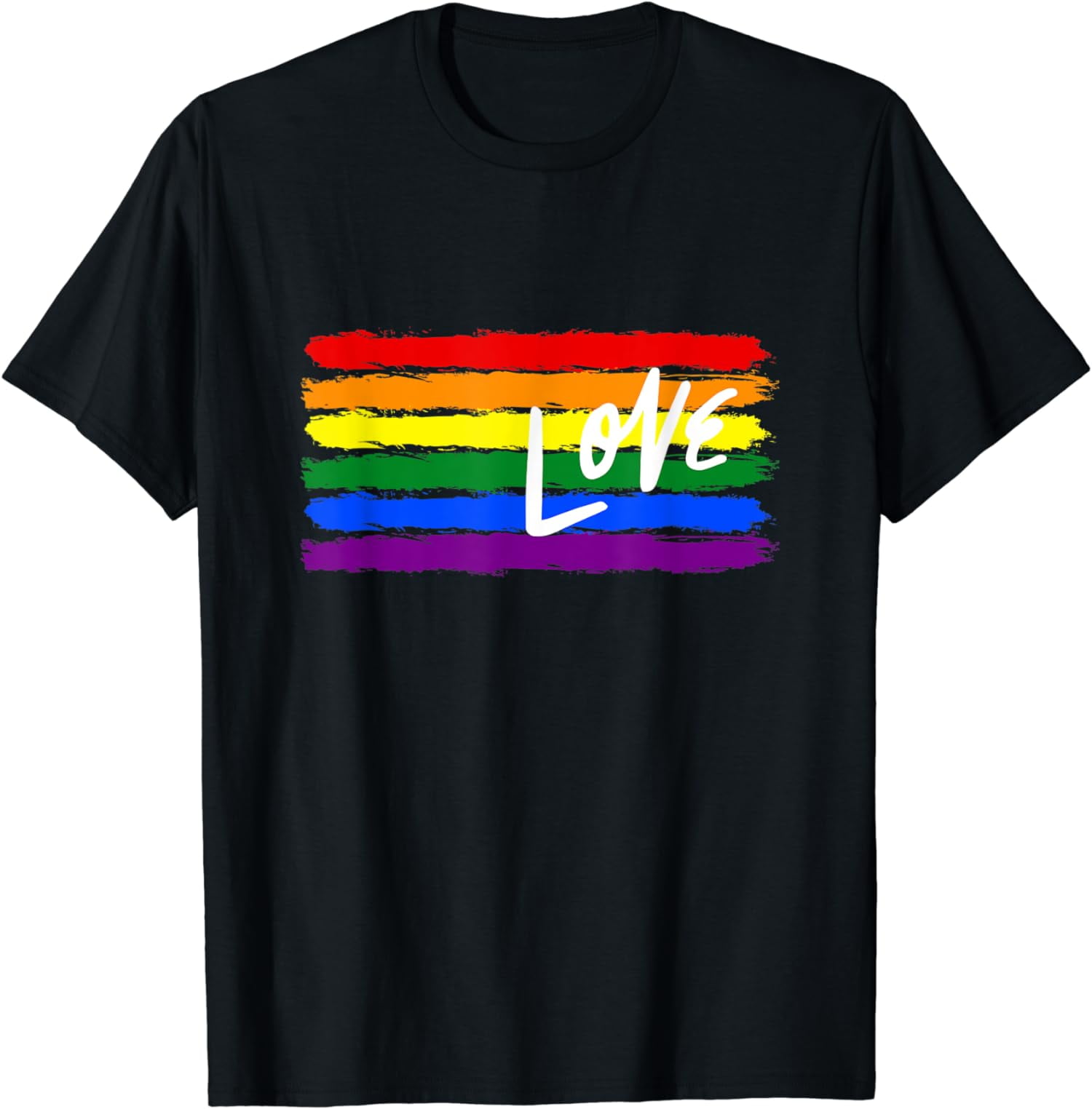 Rainbow Love Shirt, LGBTQ+ Gay Pride, Pride Month Love Wins T-Shirt ...