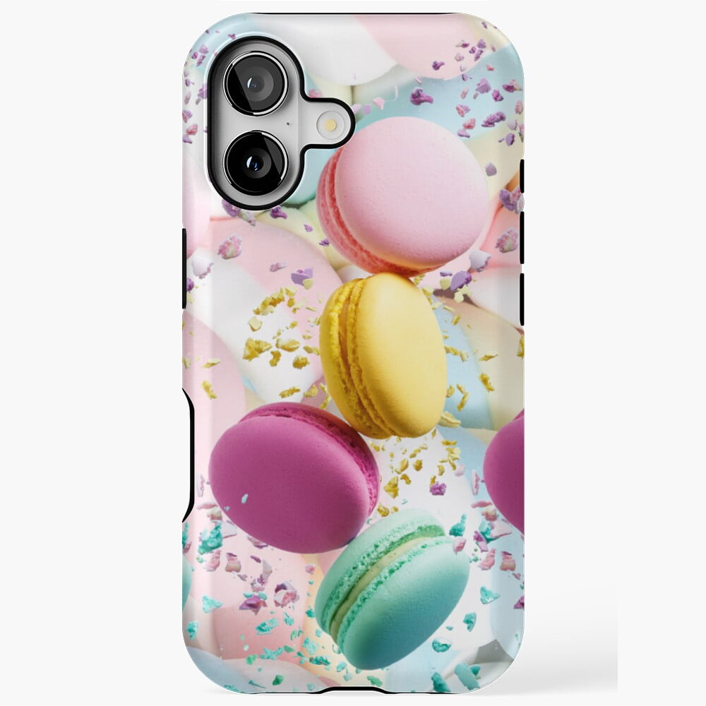 Rainbow Macaron Rain Marshmallow Pastel Texture with iPhone 17 to 11 ...