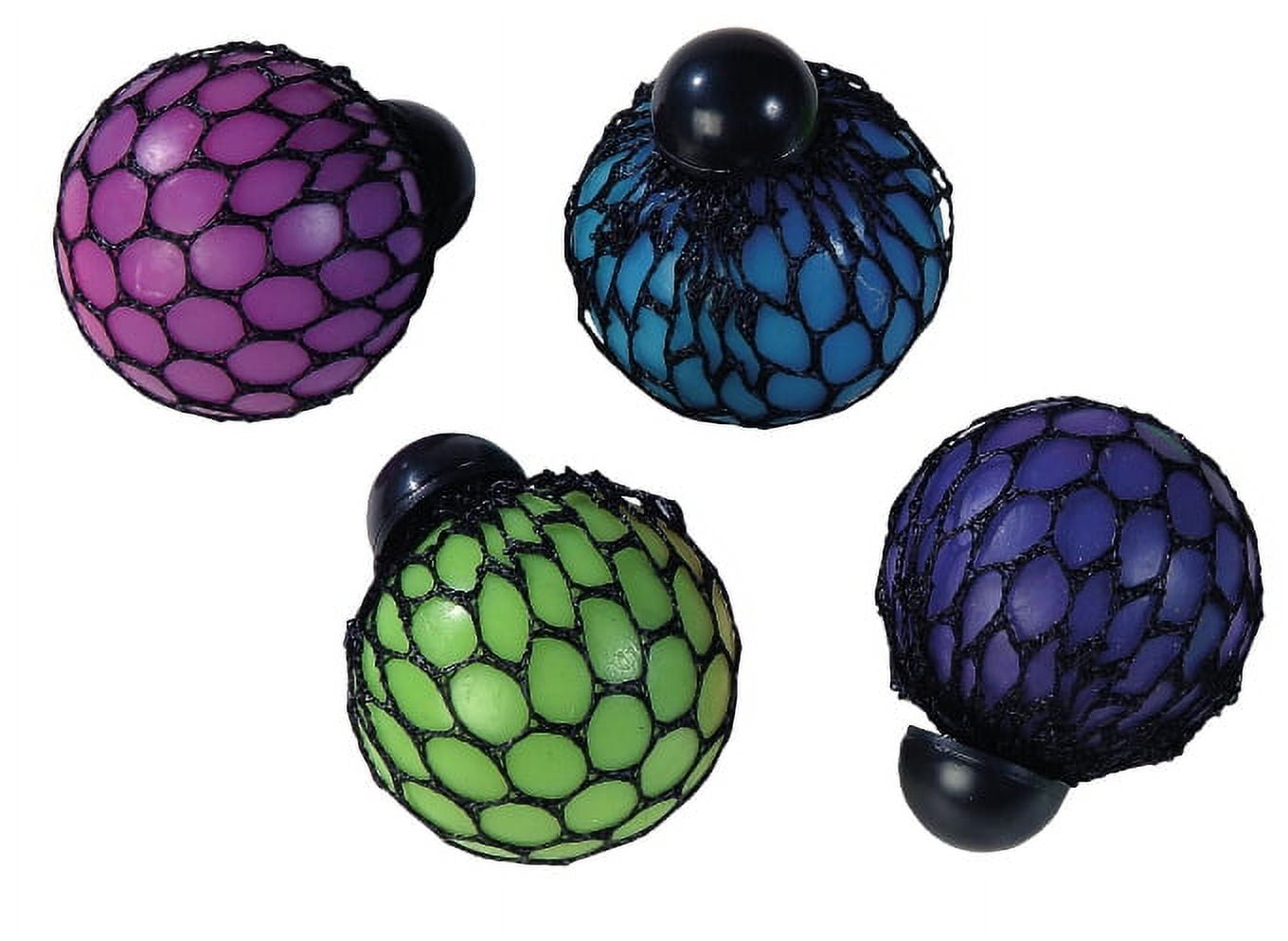 Rainbow Mesh Squeeze Balls 4xpcs - Walmart.com
