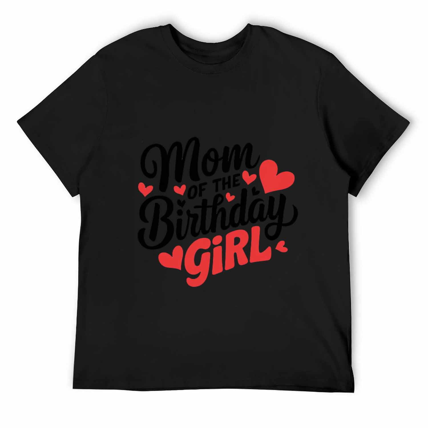 Rainbow Mom of The Birthday Girl Teacher Kids Graduation T-Shirt ...