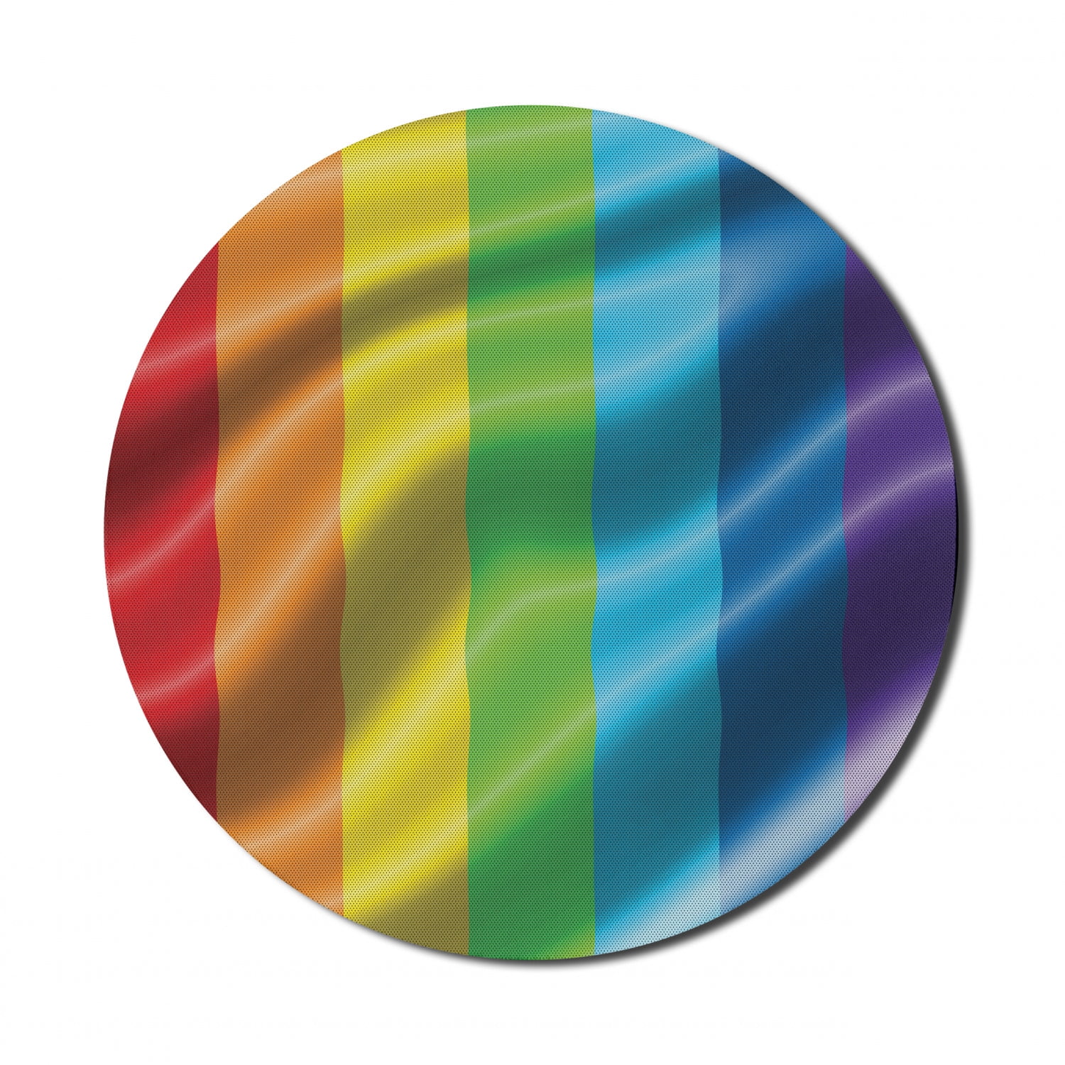 Rainbow Mouse Pad for Computers, Pride Flag Inspired Design with Vivid ...