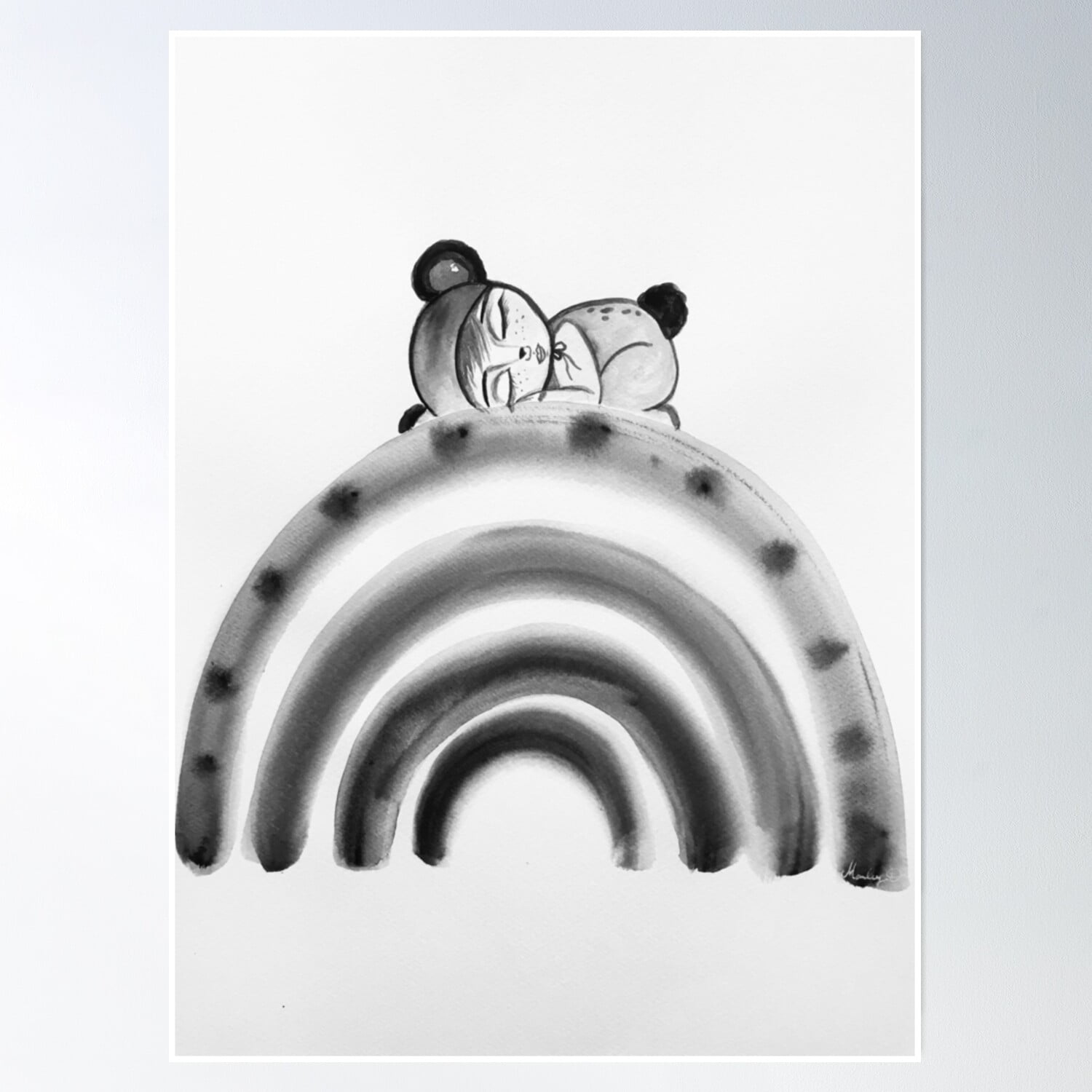 Rainbow Nap Poster Wall Art, Modern Wall Decor, 16x24 UNFRAMED ...