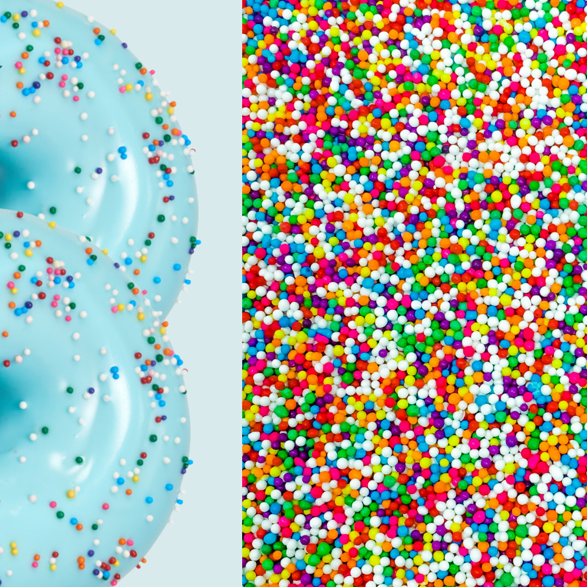 Rainbow Nonpareils Bake In Sprinkle On Edible Confetti Sprinkles ...