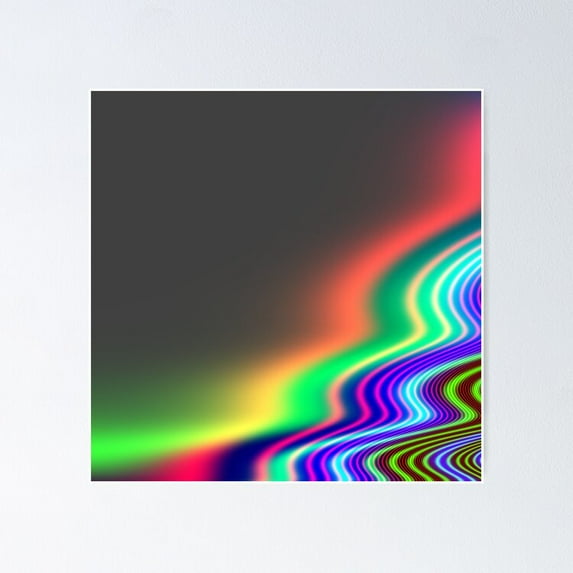 Rainbow Obsidian Poster- Unframed Poster | Wall Art | Perfect For Home ...