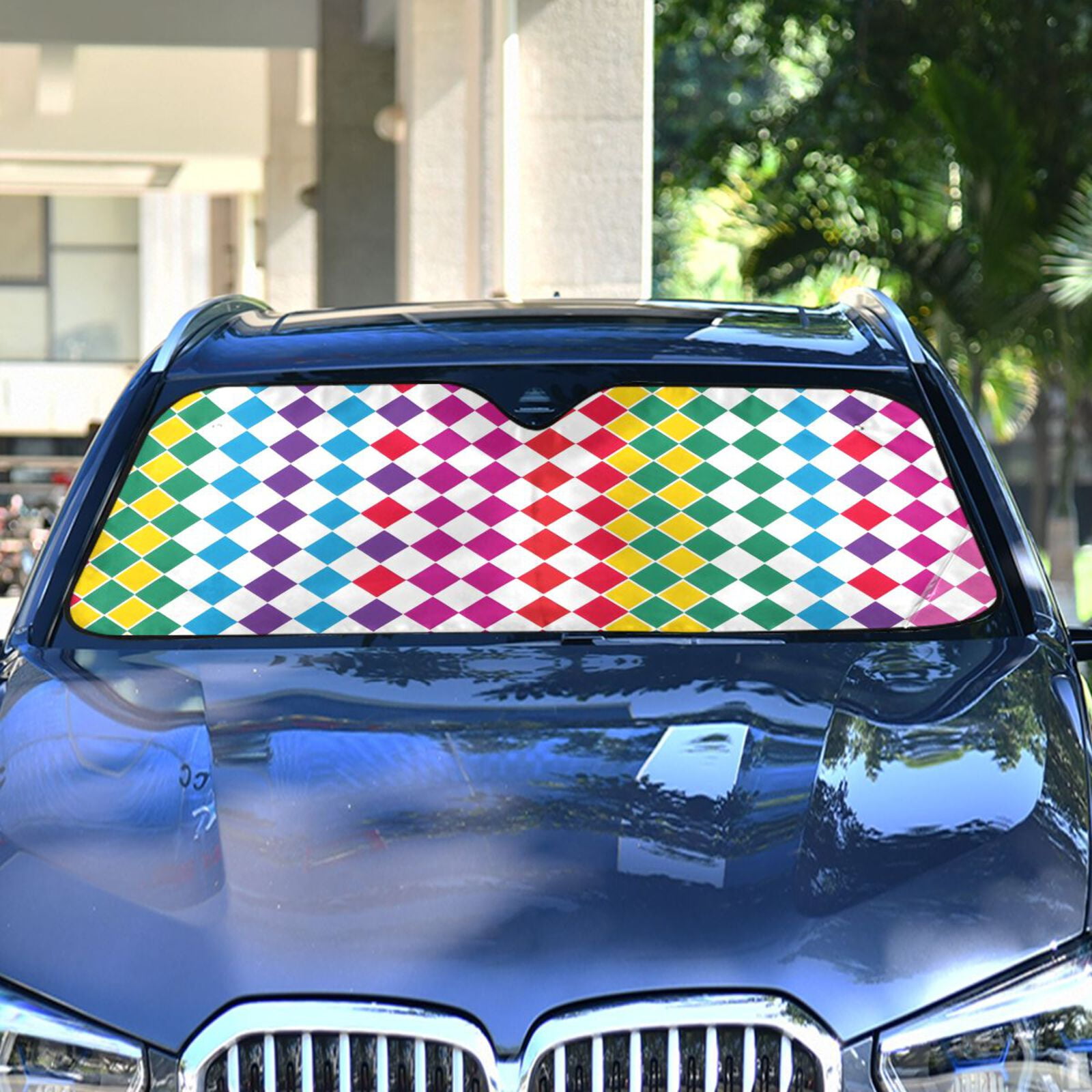 Rainbow Of Colors Automotive Front Car Windshield Sun Shade Reflector ...