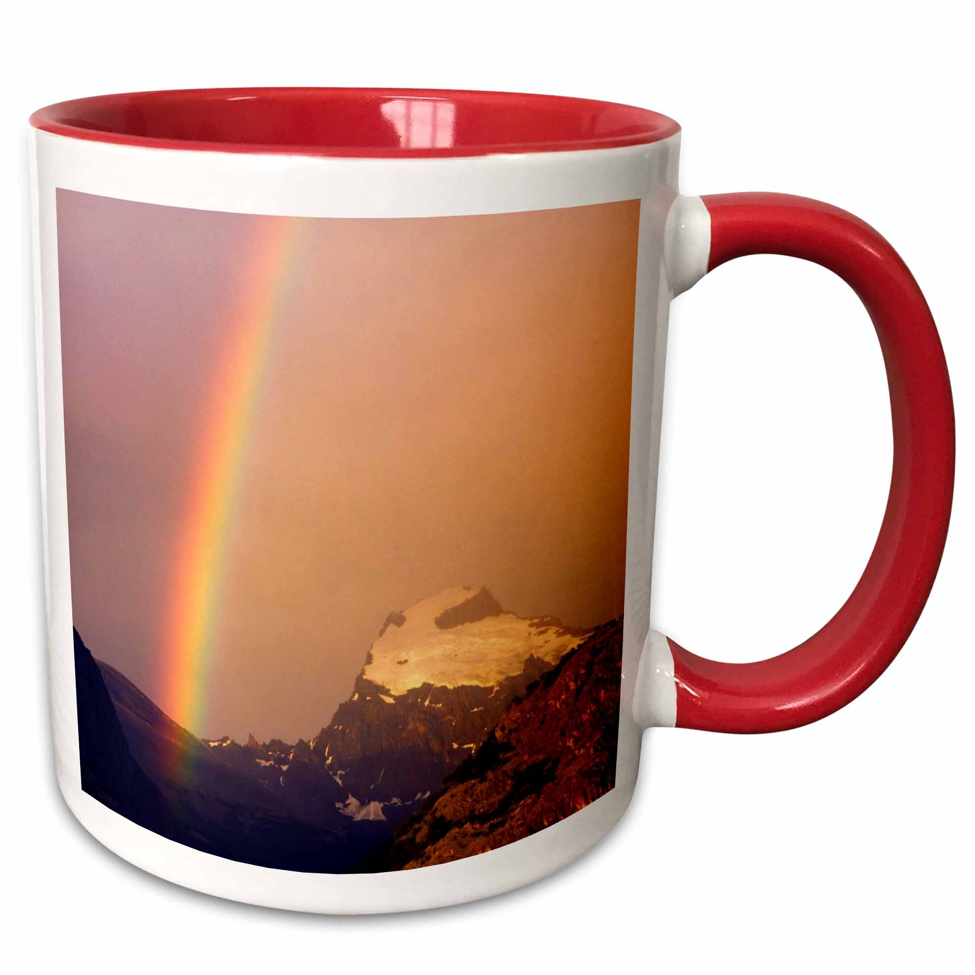 3drose, Rainbow on Peak Solo, Los Glaciares, Patagonia Argentina - Sa01 ...