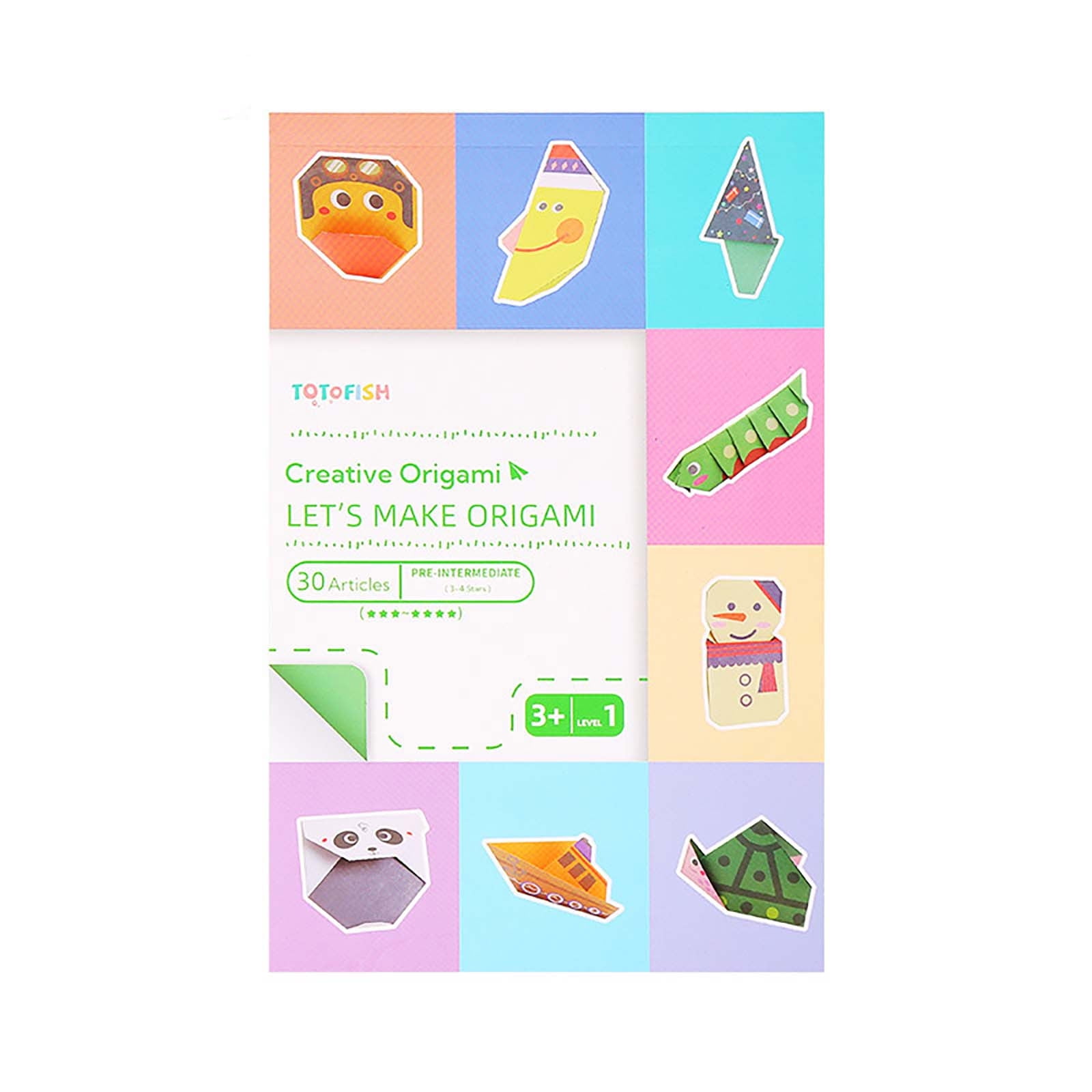 Rainbow Origami Paper Set, Vibrant Colored Craft Sheets, Precision ...