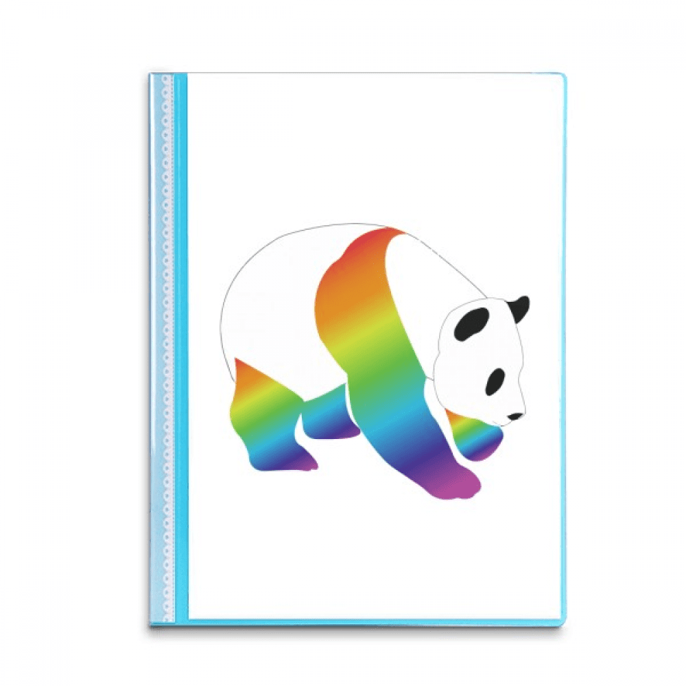 Rainbow Panda Mass Animals Book Sheet Protectors Portfolio Binder ...