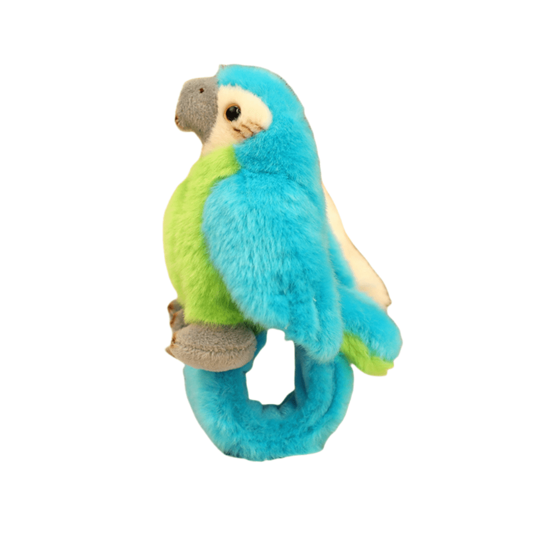Rainbow Parrot Plush Toy, 4.7-inch Colorful Stuffed Bird Plush Animal ...