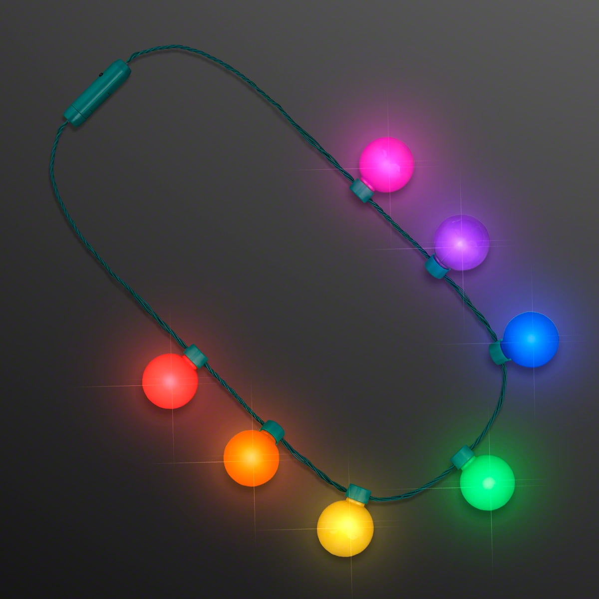 Rainbow Party LED Globes Light Up Necklace - Walmart.com