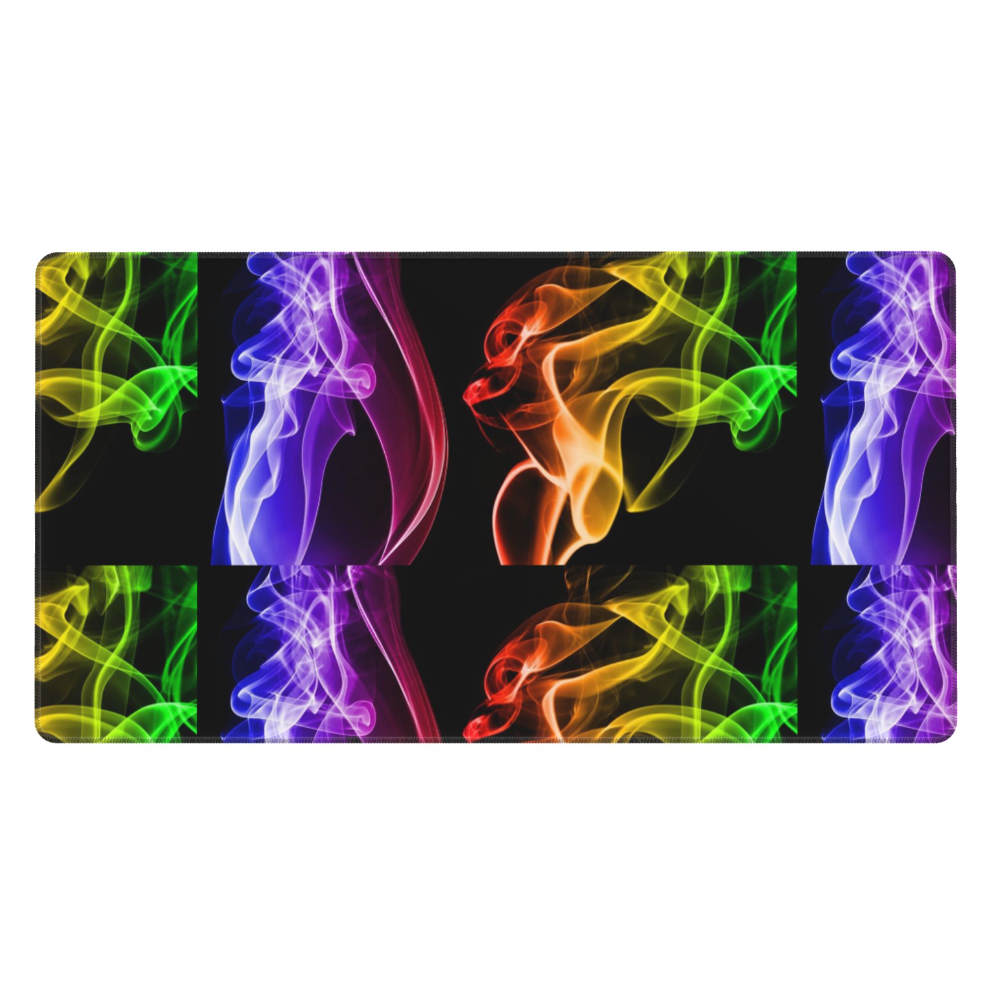 Rainbow Patterns Wallpaper Large Gaming Mouse Pad, Large Keyboard Pad ...