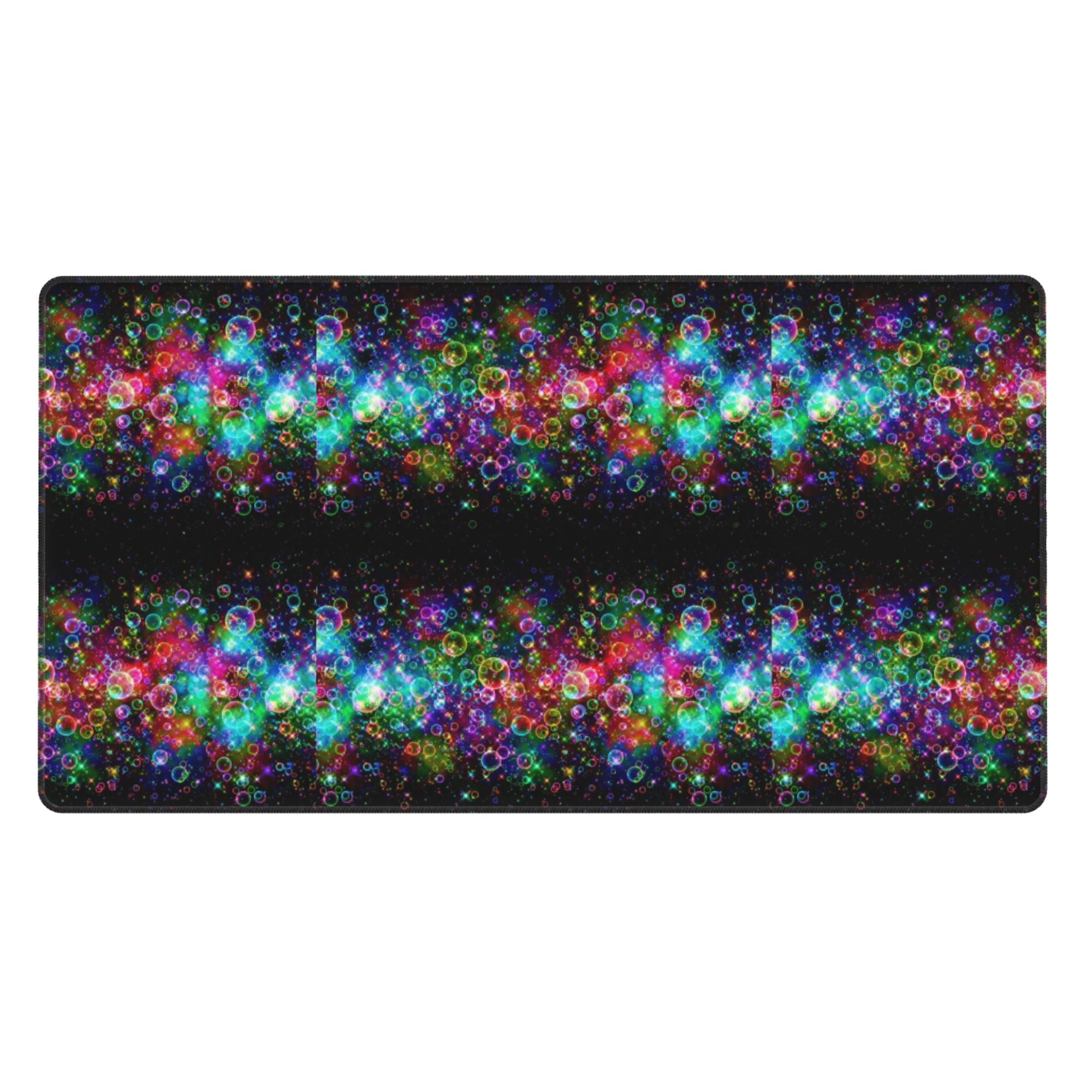 Rainbow Patterns Wallpaper Large Gaming Mouse Pad, Large Keyboard Pad ...