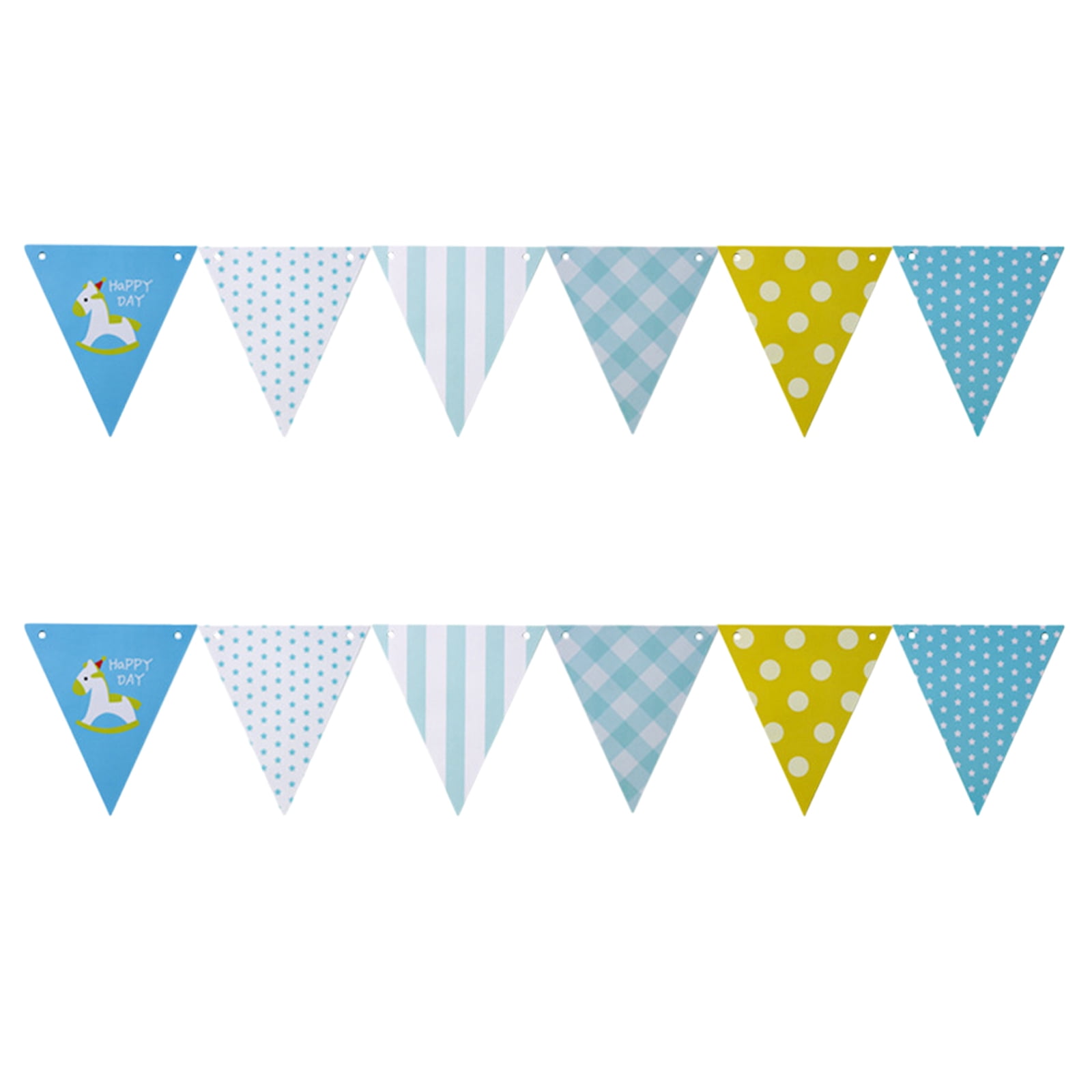 Rainbow Pennant Banner Pennant Banner Flags Banner Flags Triangle ...