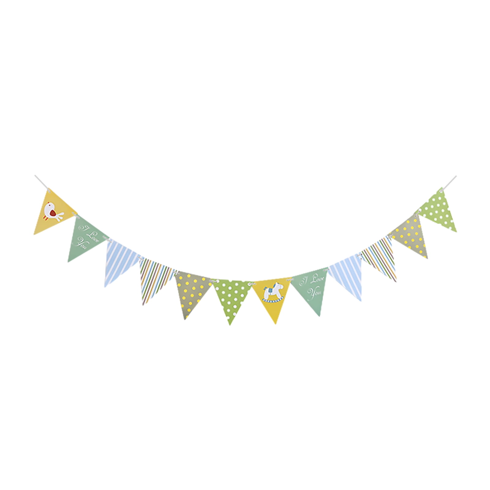 Rainbow Pennant Banner Pennant Banner Flags Banner Flags Triangle ...