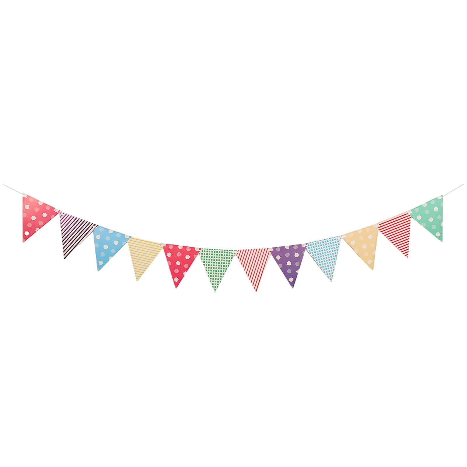 Rainbow Pennant Banner Pennant Banner Flags Banner Flags Triangle ...
