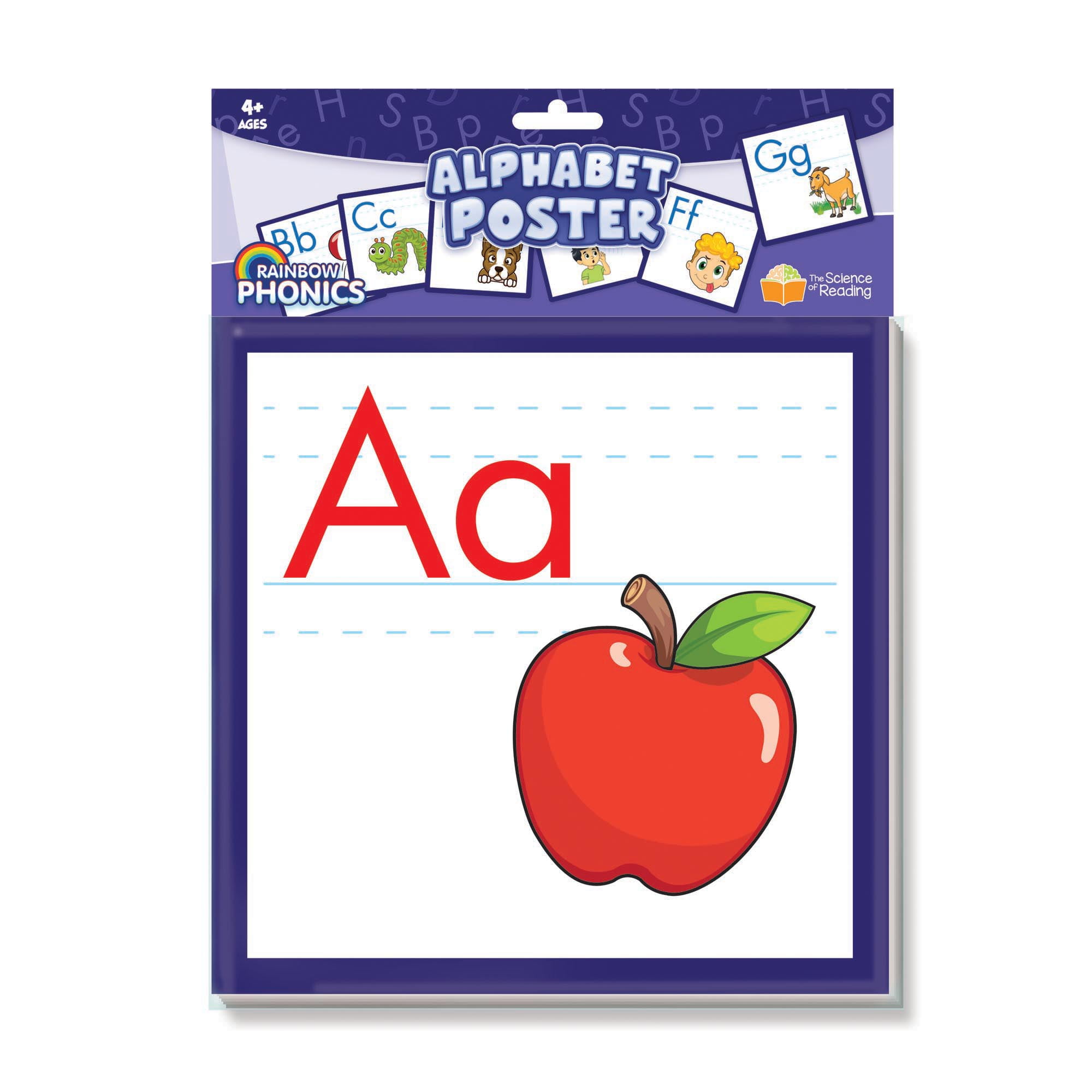 Rainbow Phonics: 26 Alphabet Posters - Walmart.com
