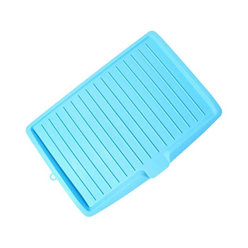 Rainbow Plastic Dish Drainer Drip Tray Plate Cutlery Rack Kitchen Sink ...