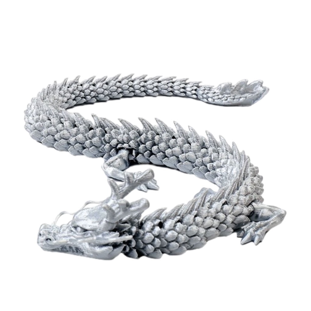 Rainbow Plastic Elegant Decoration Handmade 3D Printed Chinese Dragon ...