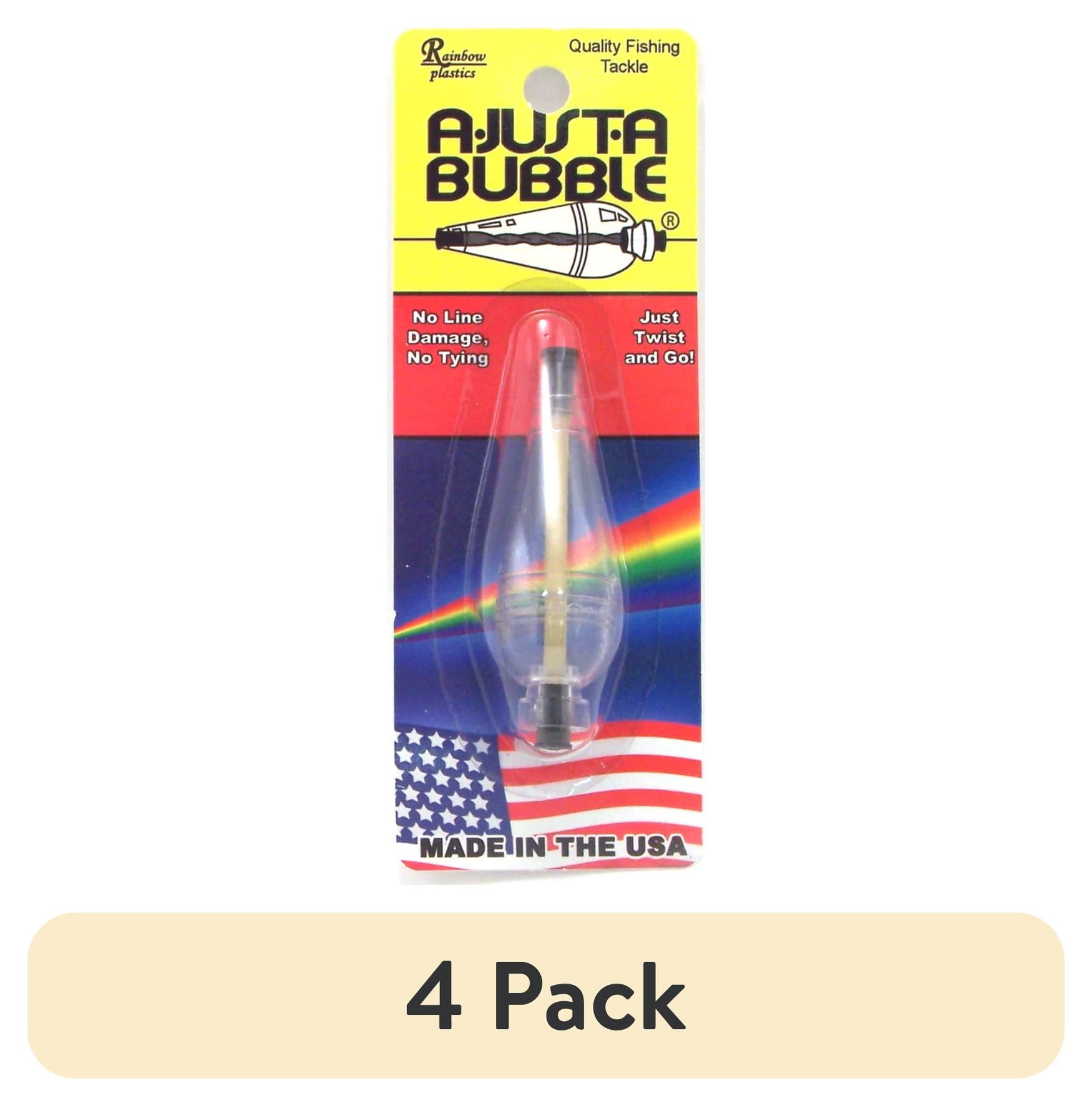 (4 pack) Rainbow Plastics A-Just-A-Bubble Float 3/16 oz. - Clear ...