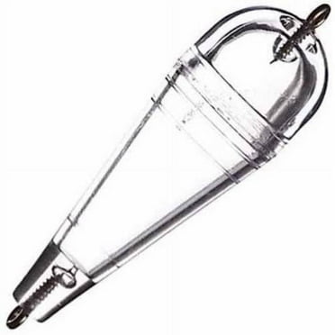 Eagle Claw Clear Spin Floats 2" Water Weighted 2 Per Pack - Walmart.com