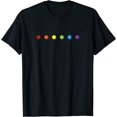 Rainbow Polka Dot Gay Pride Colors Lgbtq Ally T Shirt