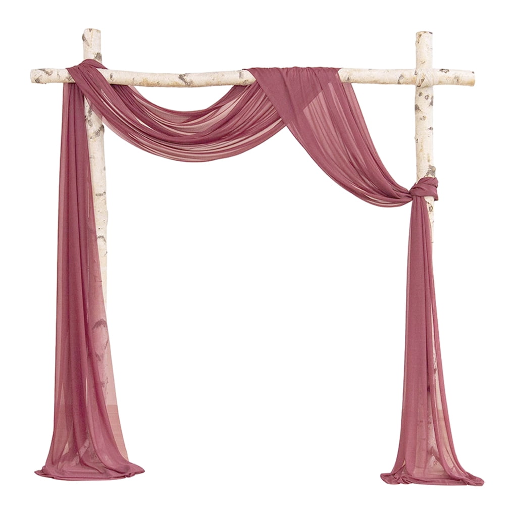 Rainbow Polyester Elegant Wedding Arch Draping Fabric For Romantic ...