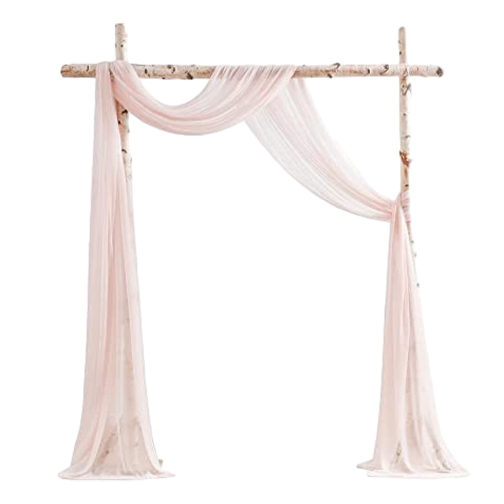 Rainbow Polyester Elegant Wedding Arch Draping Fabric For Romantic ...