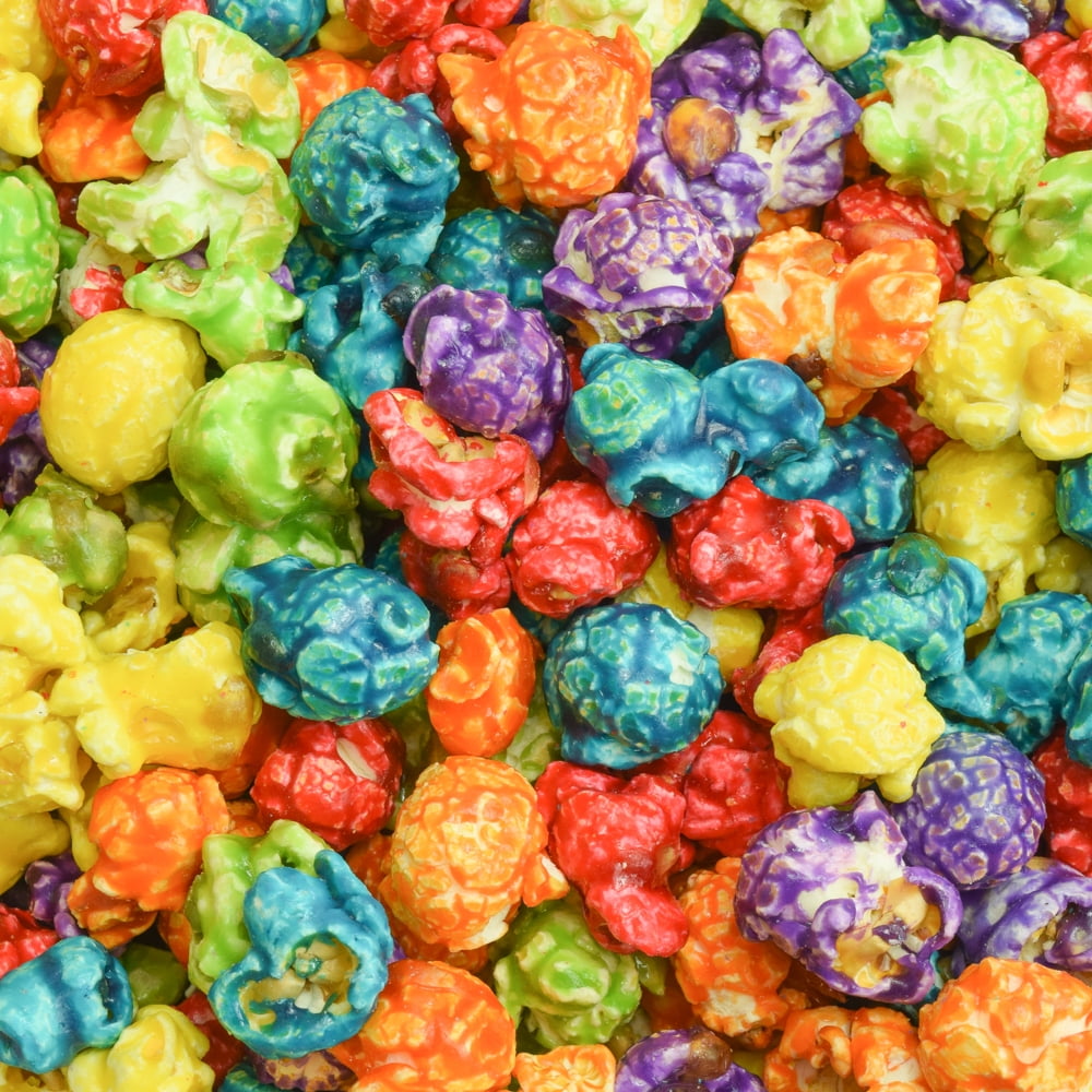 Rainbow Popcorn - Share Bag (12-13 Cups), Festive Colors Popcorn ...