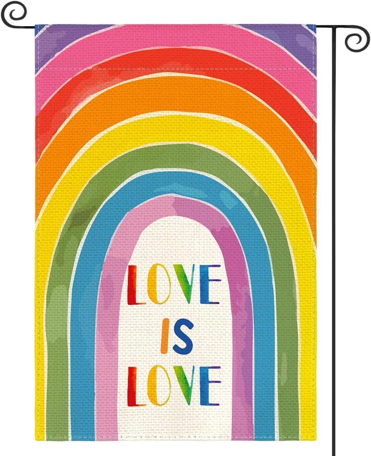 Rainbow Pride Flag Gay Pride Flag Progress LGBT Rainbow Flag 12x18 inch ...