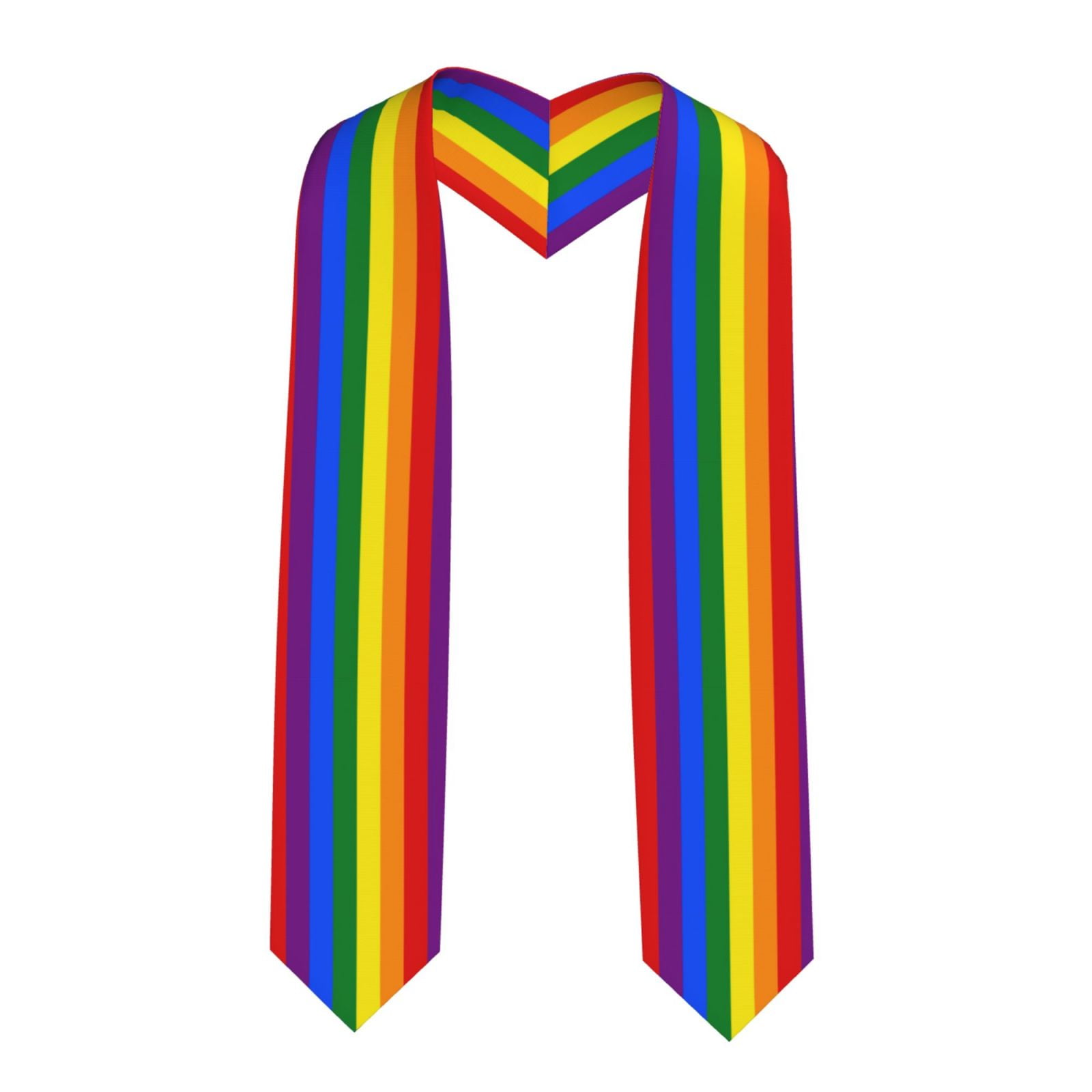Rainbow Pride Flag Graduation Stole Class Shawl Sash Graduate For ...
