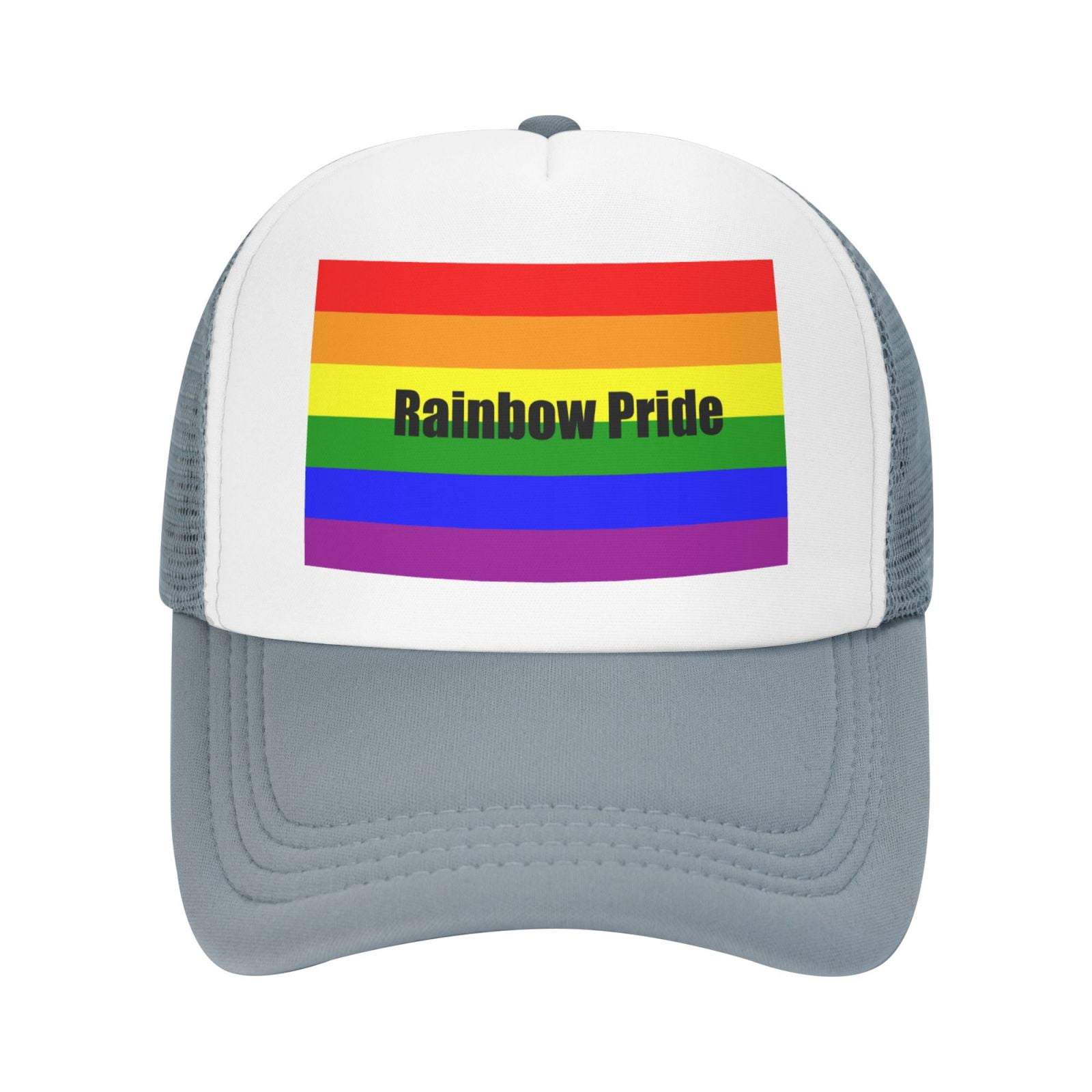 Rainbow Pride Flag Hats for Men Women Mesh Baseball Cap Adjustable ...
