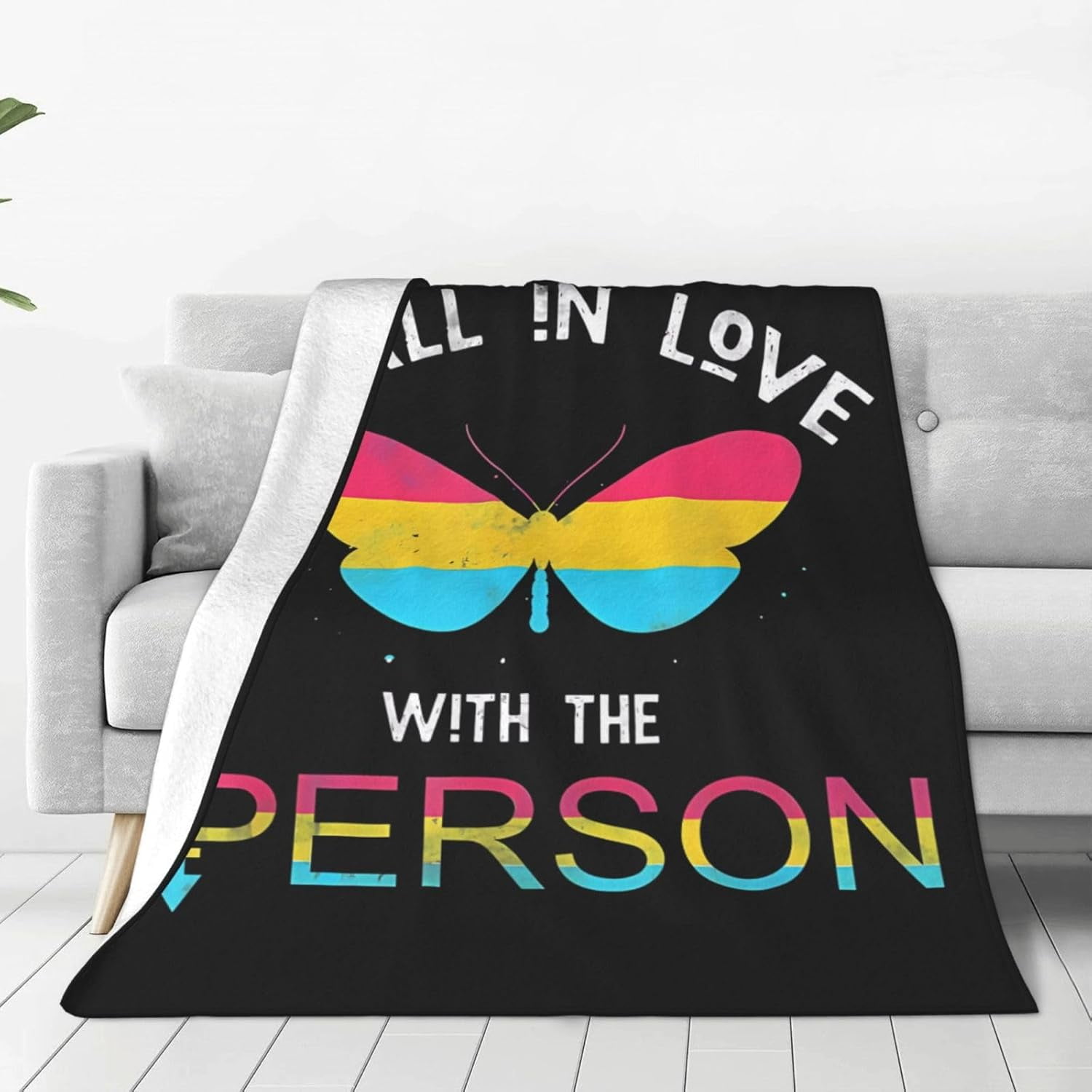 Rainbow Pride Flag All We Need is Love Pride Day Ultra-Soft Micro ...