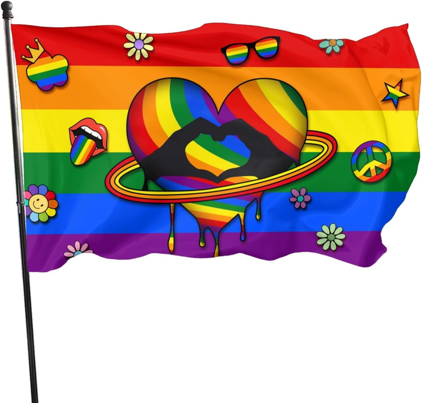 Rainbow Pride Flag for outside Garden Flag Farmhouse Yard Indoor ...