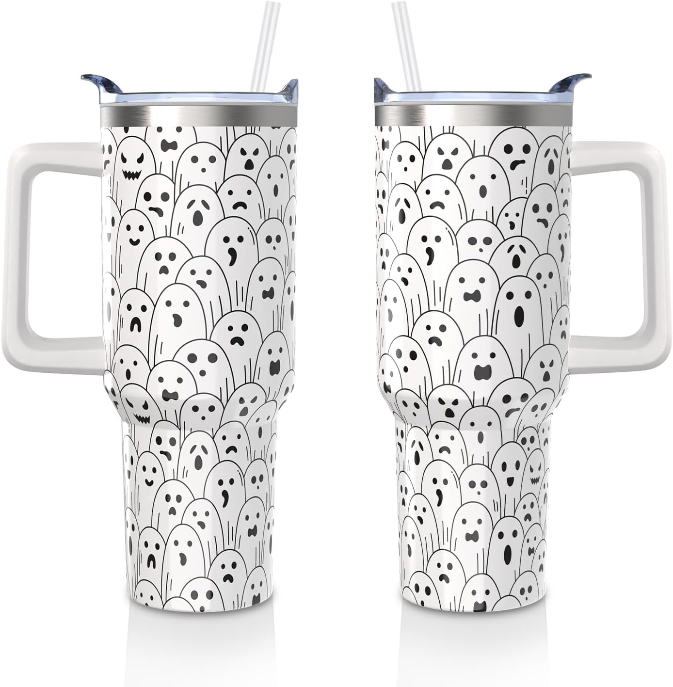 Rainbow Pride Gifts 40 Oz Tumbler with Handle and Straw, Be Kind ...