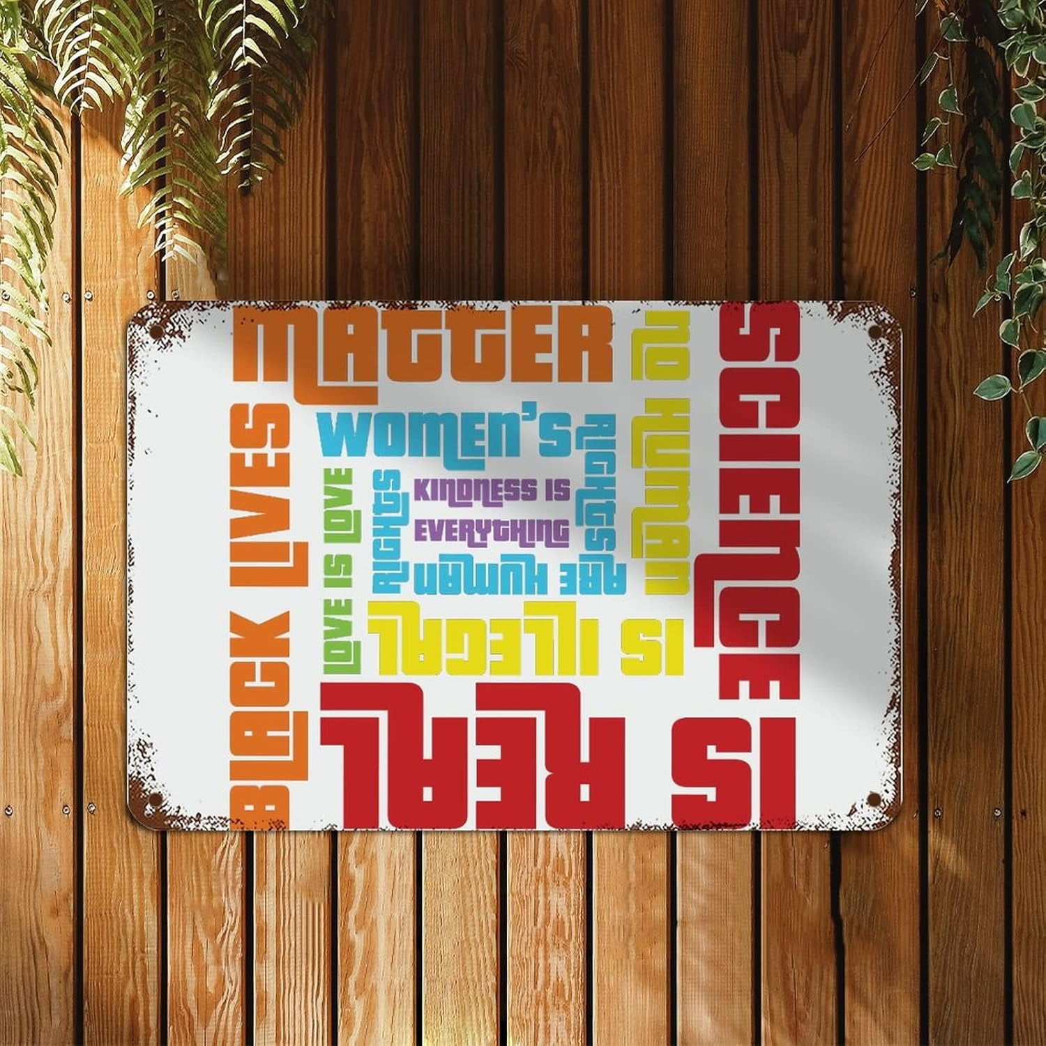 Rainbow Pride Lesbian Gay LGBTQ Metal Sign Proud Dad Rainbow Pride ...