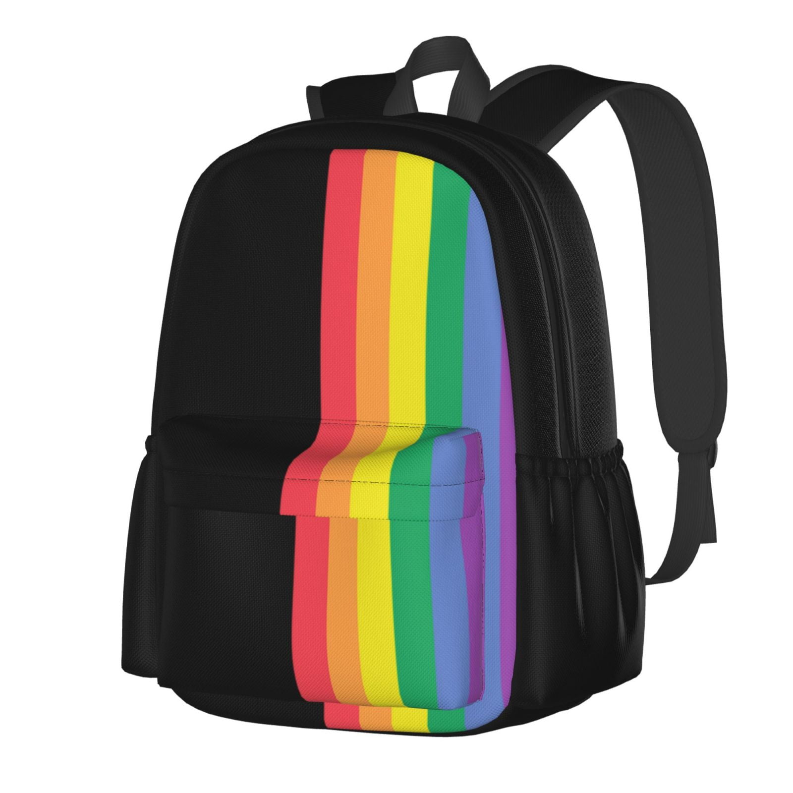 Rainbow Pride Lgbtq Strip Backpack for Men Women Laptop Backpack Hiking ...