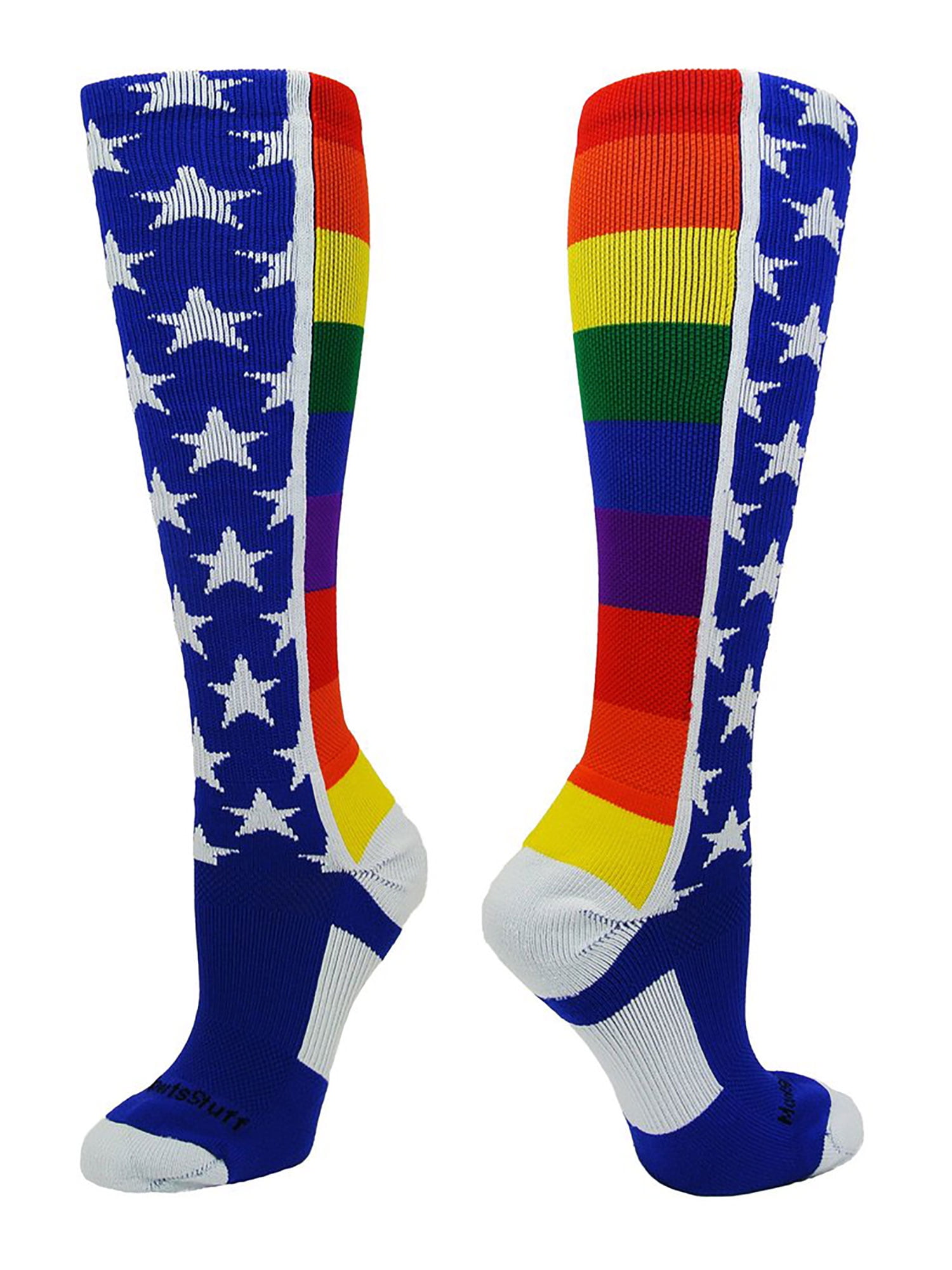 Rainbow Pride OTC Socks (Multi, Medium) - Walmart.com