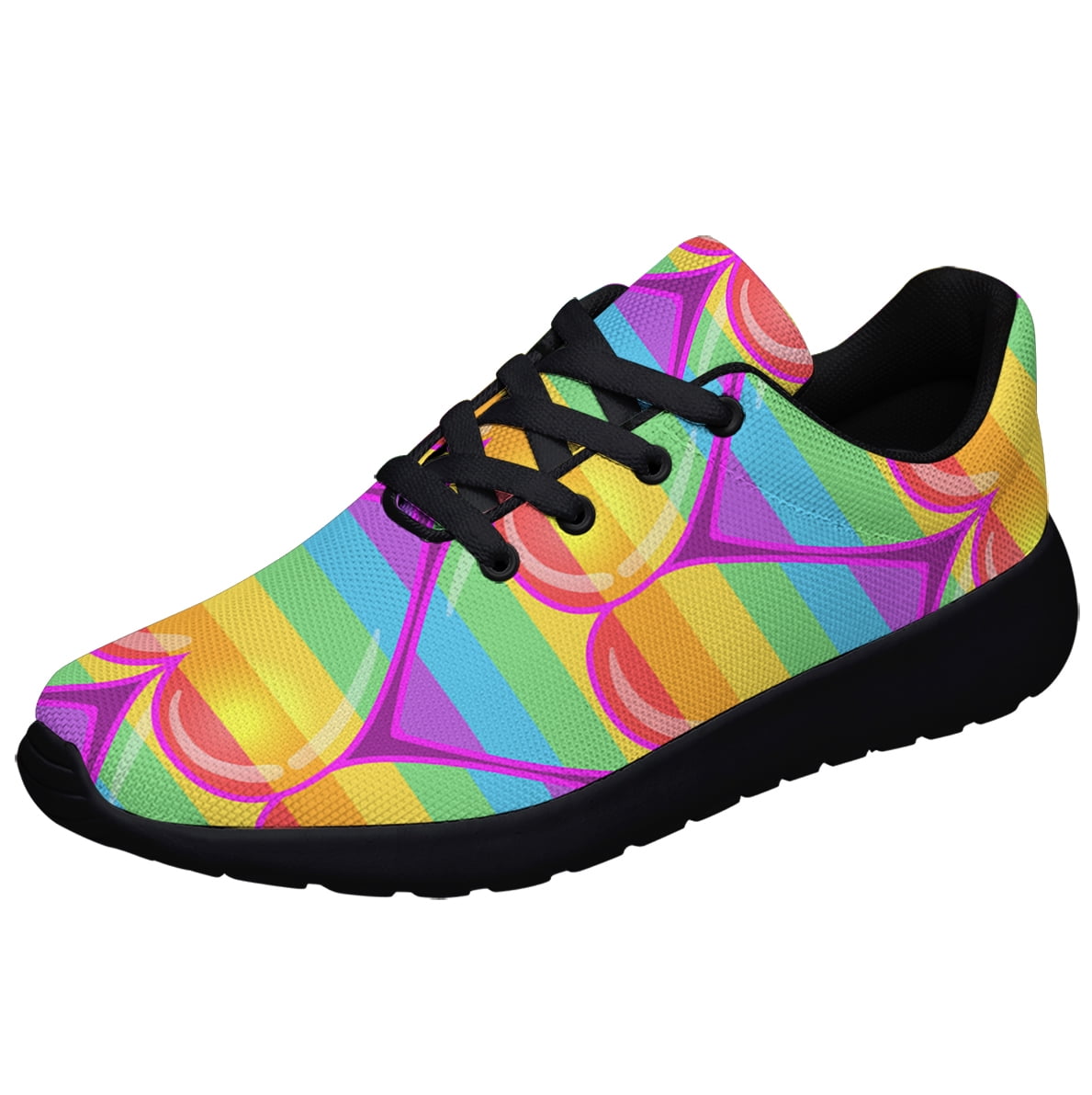 Rainbow Pride Shoes Men Women Fashion LGBT Sneakers Adult Lightweight ...